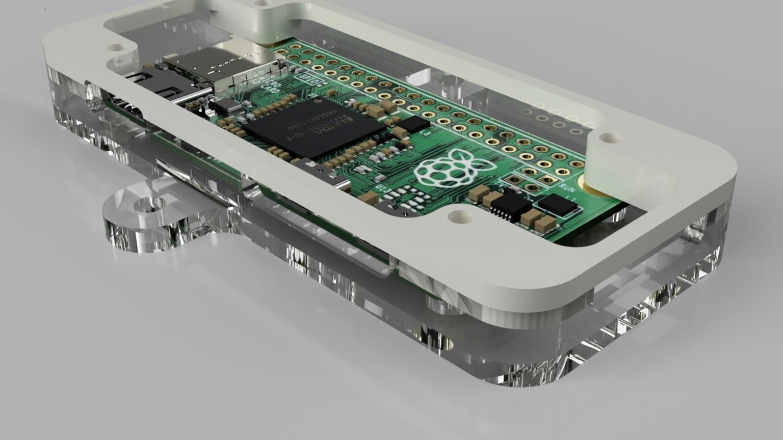 Raspberry Pi Zero用ケースの3Dモデル – imo Lab.