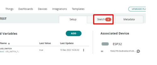 Arduino Iot CloudとESP32を使ってWebブラウザ（スマホ）からLEDの遠隔操作 – imo Lab.