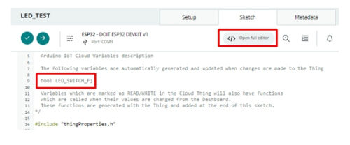 Arduino Iot CloudとESP32を使ってWebブラウザ（スマホ）からLEDの遠隔操作 – imo Lab.